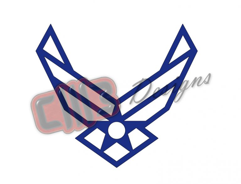 United States Air Force Logo DXF File - DMB Designs