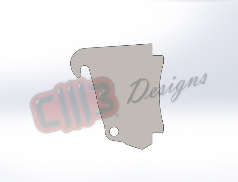 JD244J ISO Coupler Block Blank Bracket DXF Design - DMB Designs